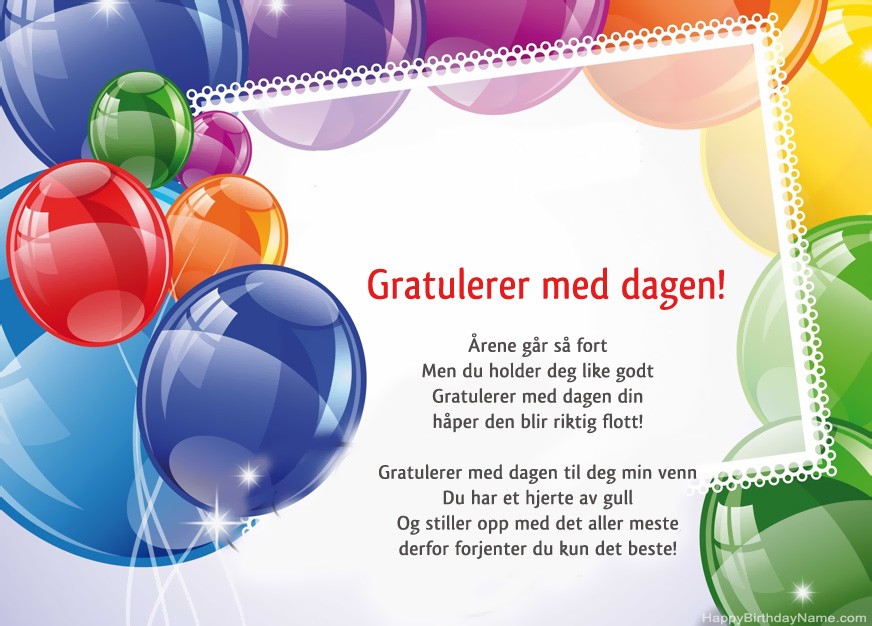 Bilder for bursdagshilsener - kan lastes ned gratis